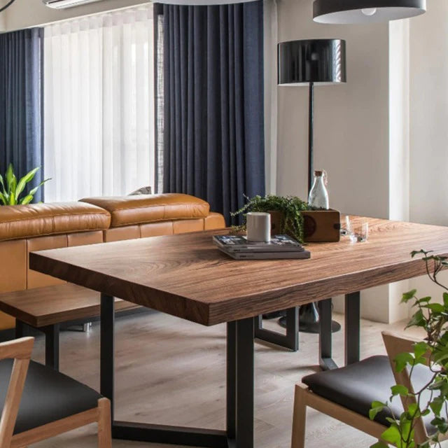 Phoenix BALI CONRAD Dining Table Live Edge Solid Wood – Big-Sale ...